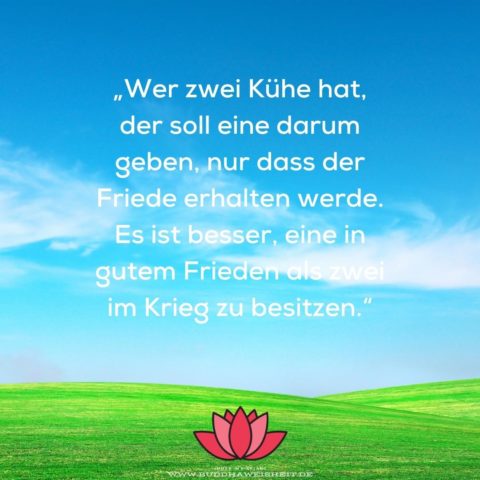 107 Frieden Sprüche für Frieden auf der Welt! (Zitate) - Buddhaweisheit.de